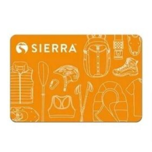 Carte Cadeau Sierra Gift Card Comparer les Prix
